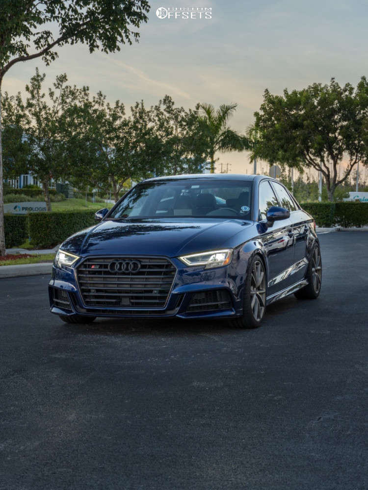 2017 Audi S3 with 19x8 45 OEM Wheels Speedline and 235/45R19 Michelin ...