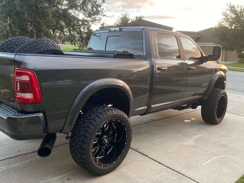 2019 Ram 2500 with 24x12 -44 Gear Other and 37/13.5R24 Delinte Dx-12 ...
