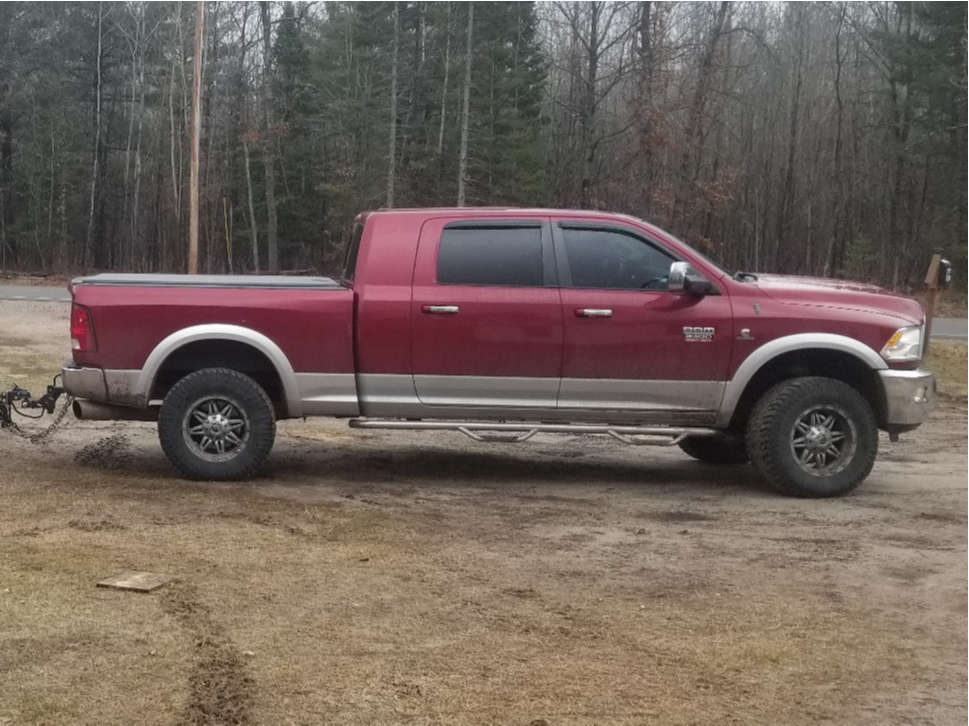 2012 Ram 3500 with 18x9 -12 Fuel Hostage and 35/12.5R18 Atturo Trail ...