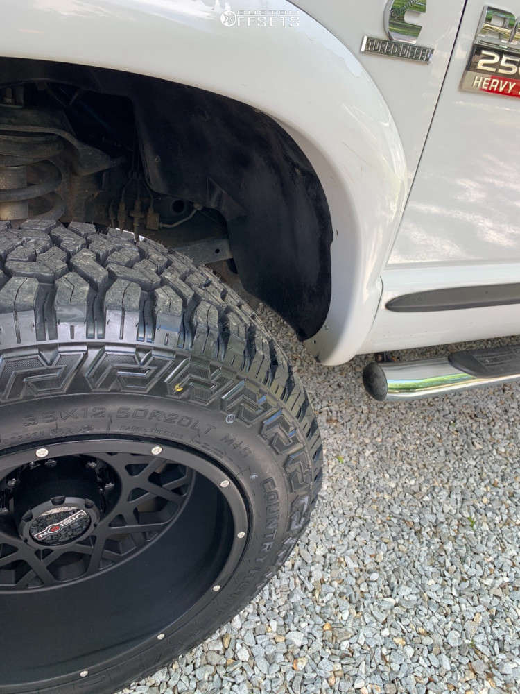 2007 Dodge Ram 2500 with 20x12 -44 Vision Rocker and 35/12.5R20 Fury ...