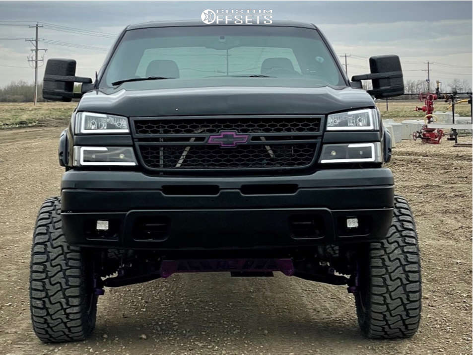 2006 Chevrolet Silverado 1500 with 20x12 -44 Haid Aggressor and 35/12 ...