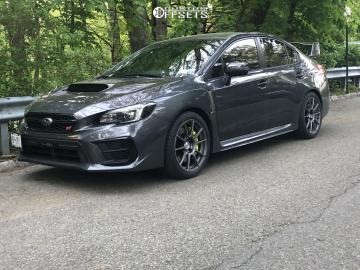 2020 Subaru WRX STI with 18x8.5 44 SSR Gtx01 and 245/40R18 Michelin Pilot Sport A/s 4 and Stock ...