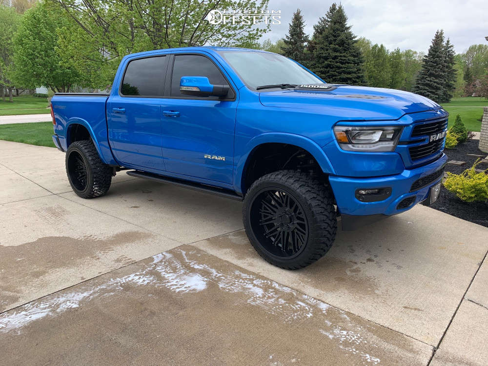 2021 Ram 1500 with 24x12 -51 Cali Offroad Rawkon and 35/12.5R24 RBP ...