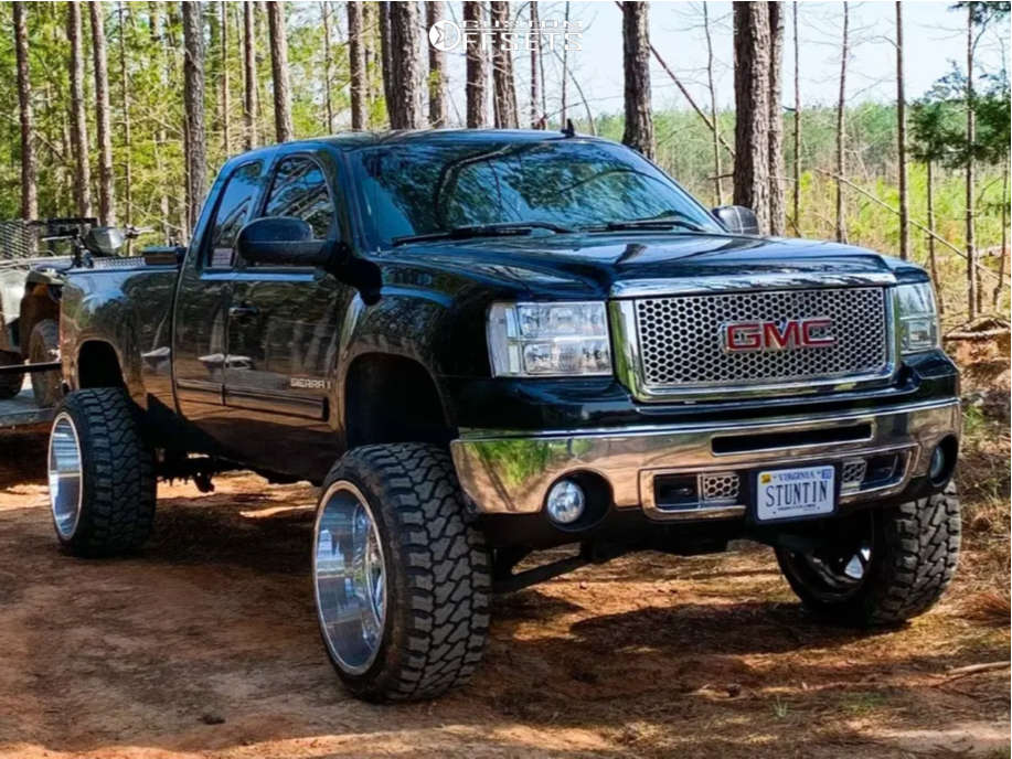 2009 GMC Sierra 1500 with 24x14 -76 RBP 71r Avenger and 35/13.5R24 Fury ...