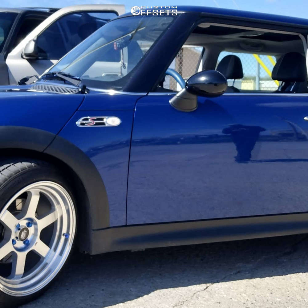 2003 Mini Cooper with 17x9 20 MST Time Attack and 215/45R17 Continental ...