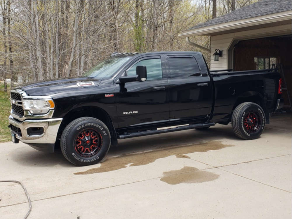 2020 Ram 2500 with 18x9 20 Fuel Stroke and 35/12.5R18 Firestone ...