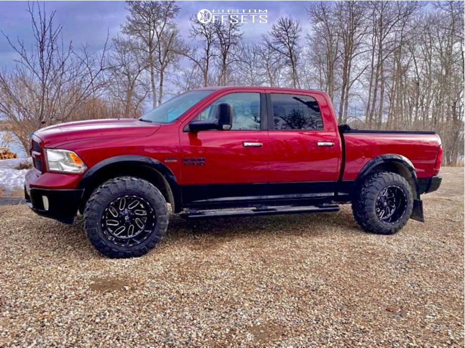 2014 Ram 1500 with 20x12 -44 Fuel Triton and 35/12.5R20 Fuel Gripper Xt ...
