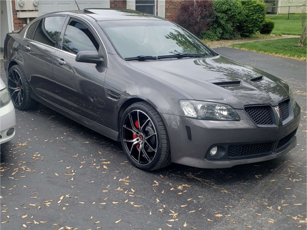 2009 Pontiac G8 with 20x8.5 35 Curva C42 and 255/35R20 Nitto Nt555 and ...