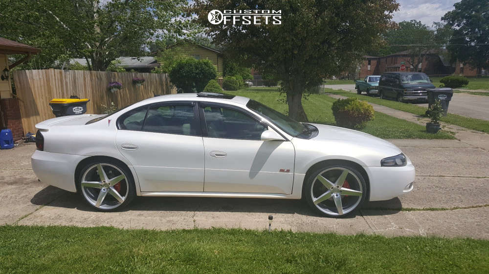 2005 Pontiac Bonneville with 22x8.5 40 Rosso Affinity and 245/30R22 ...