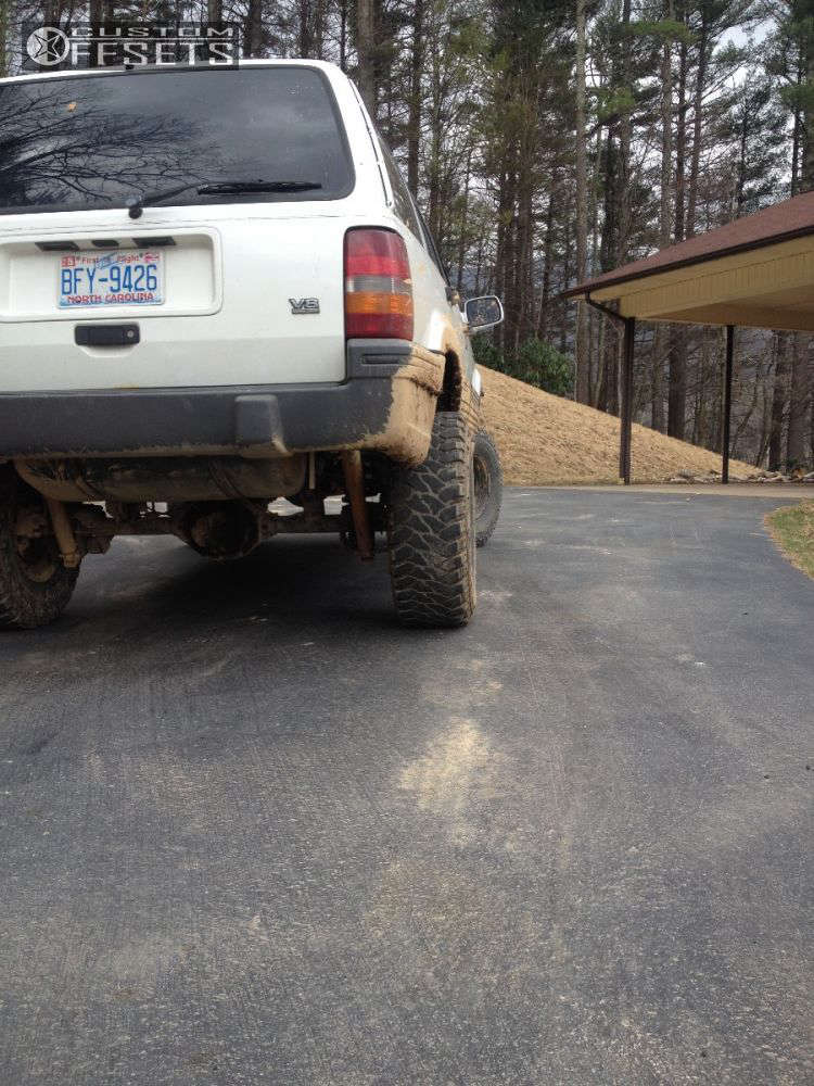 1995 Jeep Grand Cherokee with 15x8 -12 Cragar D-Window and 32/11.5R15 ...