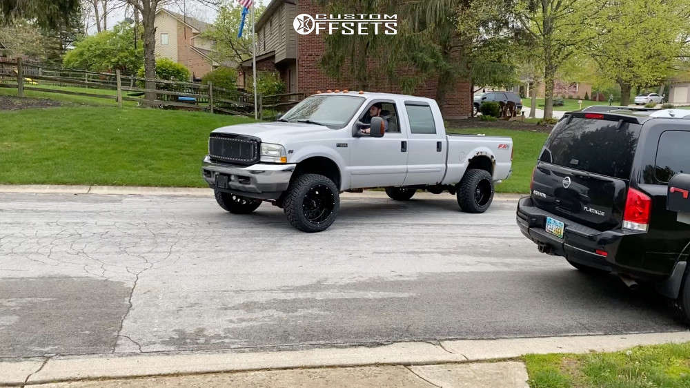 2003 Ford F-350 Super Duty with 20x12 -51 Vision Rocker and 33/12.5R20 ...