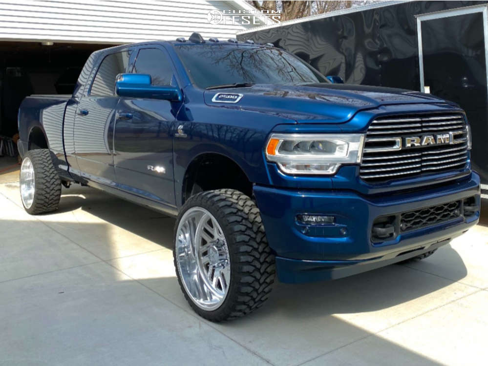 2019 Ram 2500 with 24x12 -40 American Force Origin SS and 33/12.5R24 ...