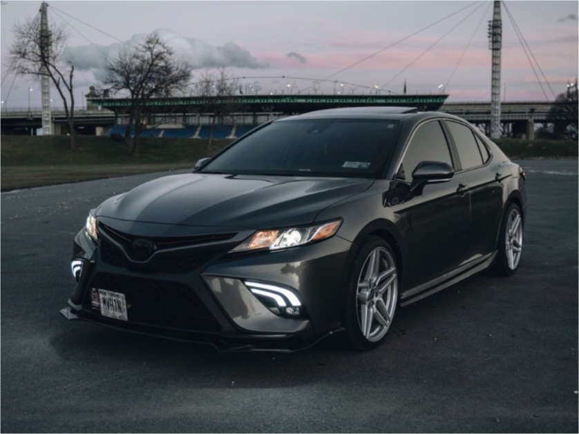 2020 Toyota Camry with 20x9 35 ESR Rf15 and 245/35R20 Michelin Pilot ...