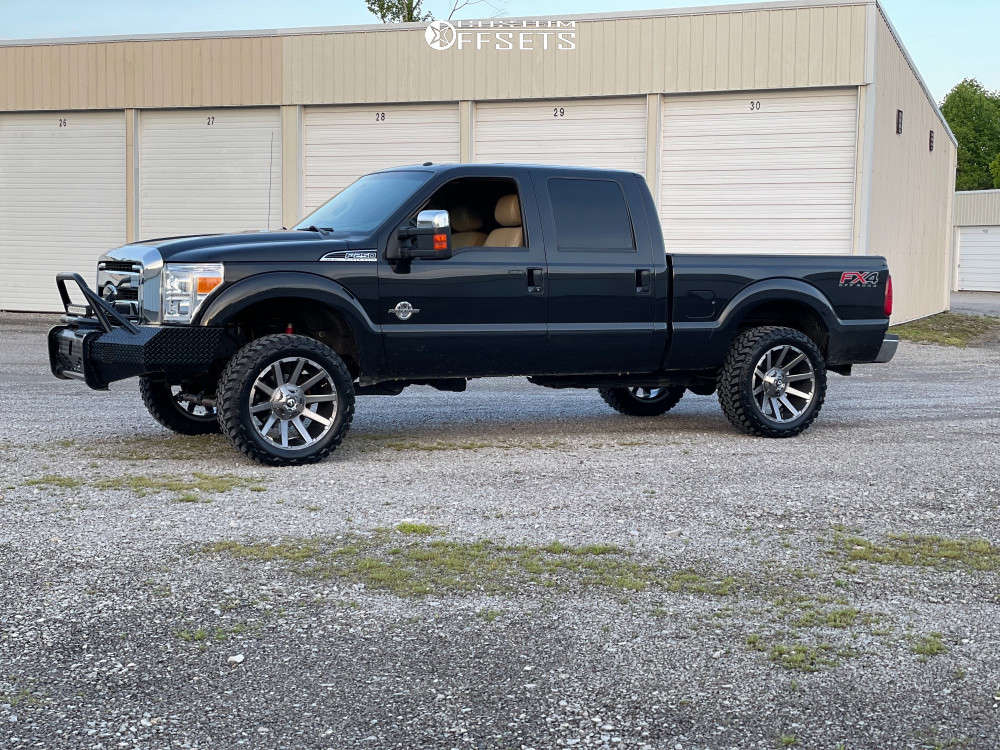 2014 Ford F-250 Super Duty with 22x10 -18 Fuel Contra and 35/12.5R22 ...