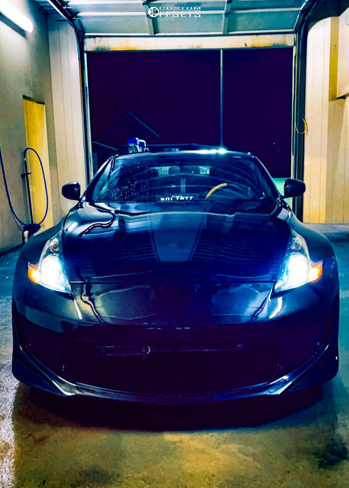 2019 Nissan 370Z with 19x9.5 32 Aodhan Ds07 and 255/35R19 Firestone ...