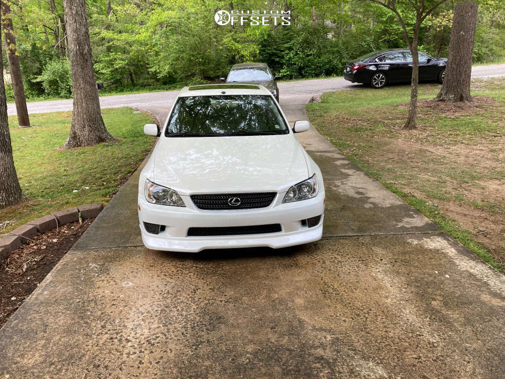2002 Lexus IS300 with 18x8.5 35 Aodhan Ds07 and 225/40R18 Westlake Sa ...