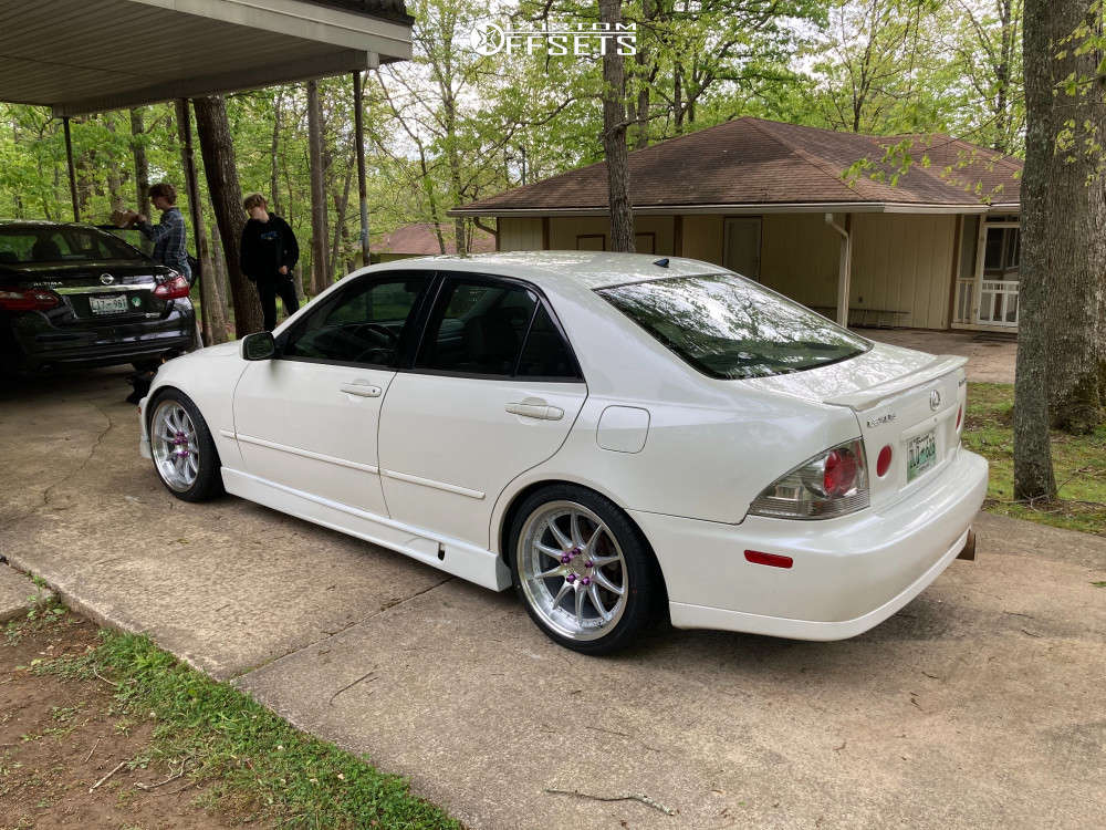2002 Lexus IS300 with 18x8.5 35 Aodhan Ds07 and 225/40R18 Westlake Sa ...