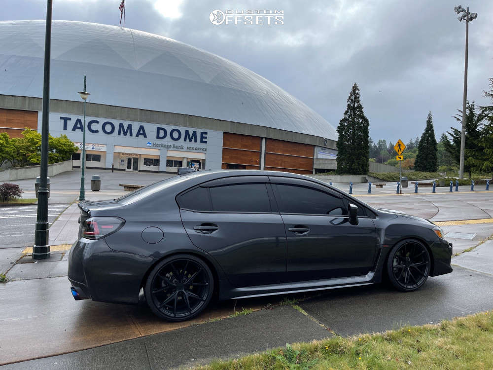2018 Subaru WRX with 19x9.5 35 Niche Misano and 255/30R19 Lexani Lx ...
