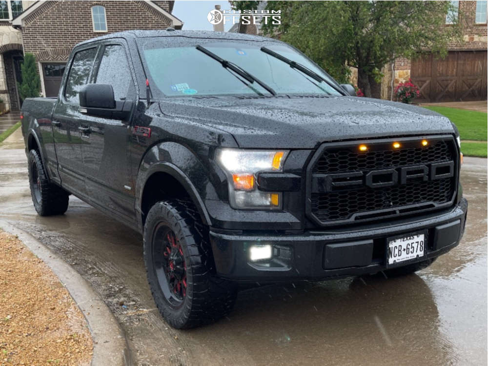 2016 Ford F-150 with 20x10 -18 Fuel Stroke and 33/12.5R20 Nitto Ridge ...