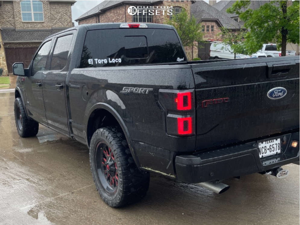 2016 Ford F-150 with 20x10 -18 Fuel Stroke and 33/12.5R20 Nitto Ridge ...