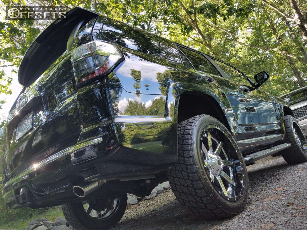 2016 Toyota 4Runner with 22x10 -13 Fuel Maverick and 285/45R22 Nitto ...