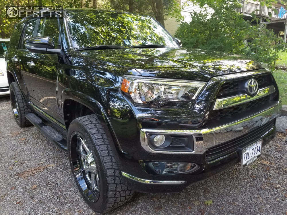 2016 Toyota 4Runner with 22x10 -13 Fuel Maverick and 285/45R22 Nitto ...