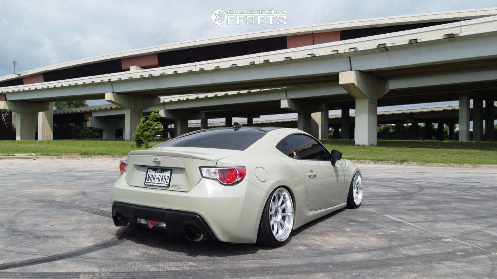 2016 Scion FR-S with 18x9.5 22 ESR Cs12 and 215/35R18 Aplus A607 and ...