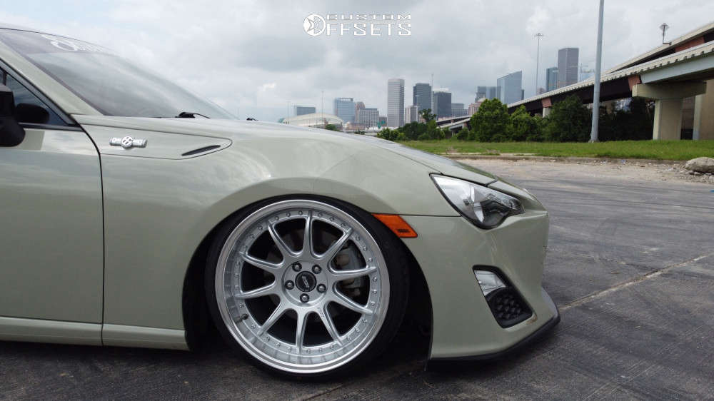 2016 Scion FR-S with 18x9.5 22 ESR Cs12 and 215/35R18 Aplus A607 and ...