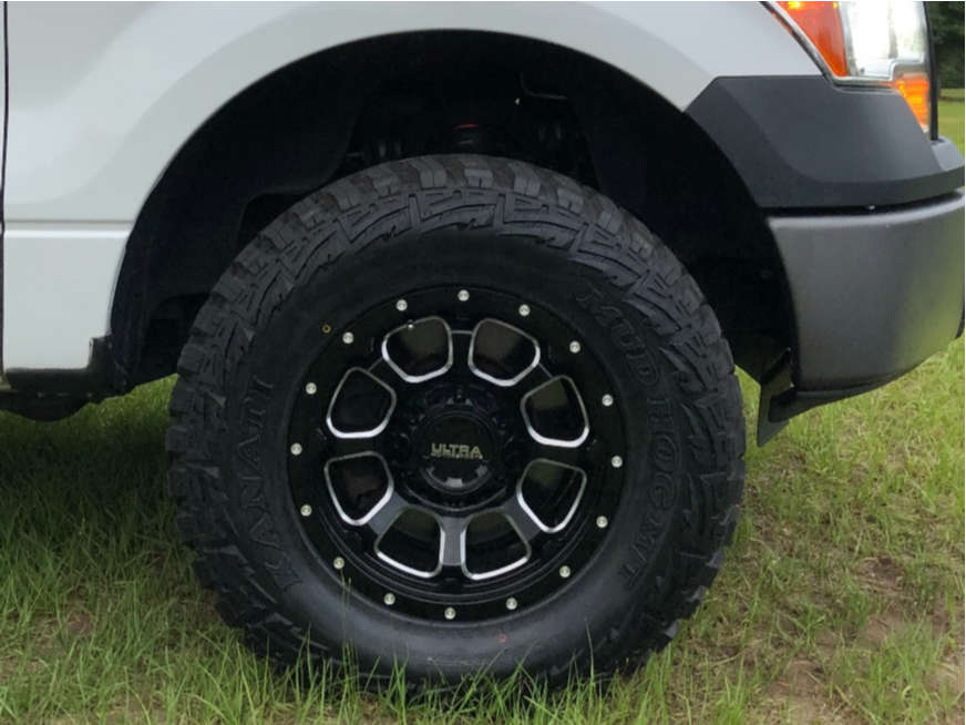 2013 Ford F-150 with 17x9 1 Ultra Nemesis and 33/12.5R17 Kanati Mud Hog ...