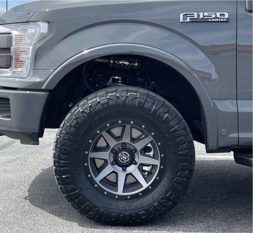2020 Ford F-150 with 17x8.5 6 Icon Rebound and 33/12.5R17 Nitto Ridge ...