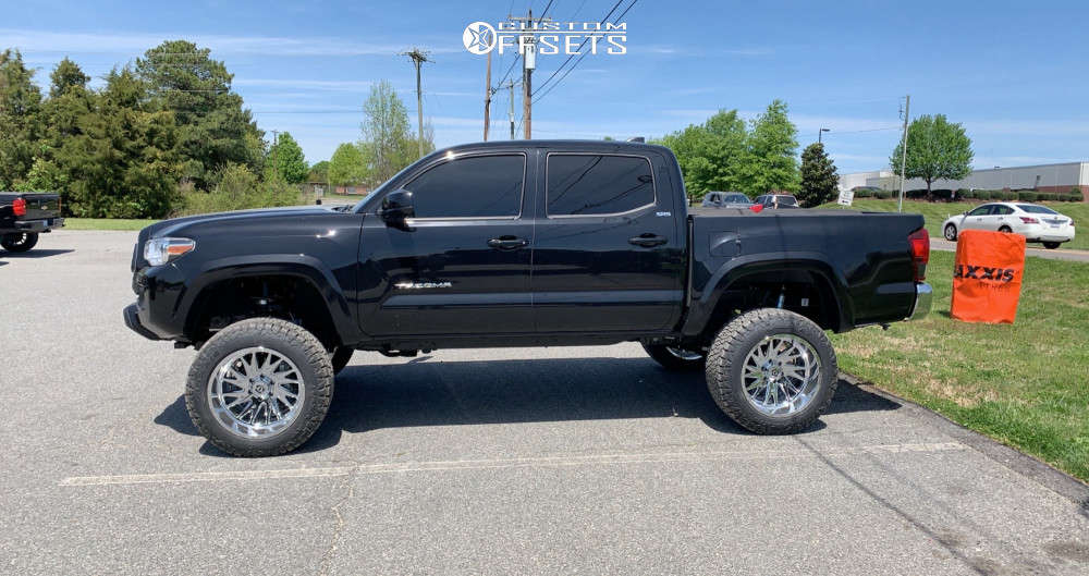 2021 Toyota Tacoma with 20x12 -44 TIS Forged TIS 547C and 33/12.5R20 ...