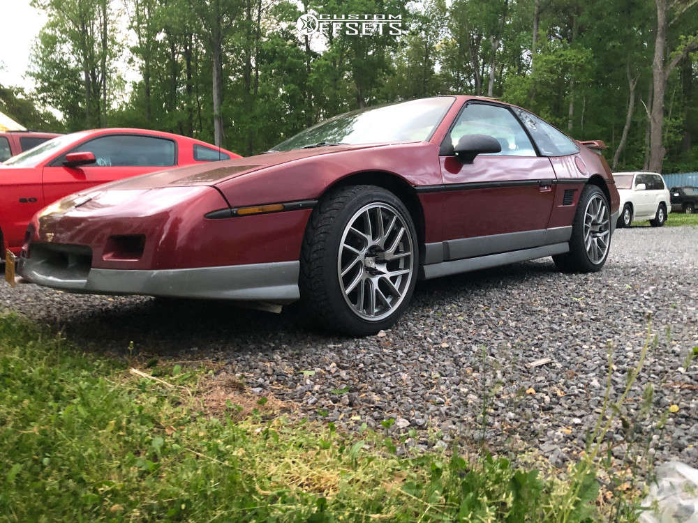 1987 Pontiac Fiero with 18x8.5 35 Anovia Elder and 235/40R18 Nitto Neo ...