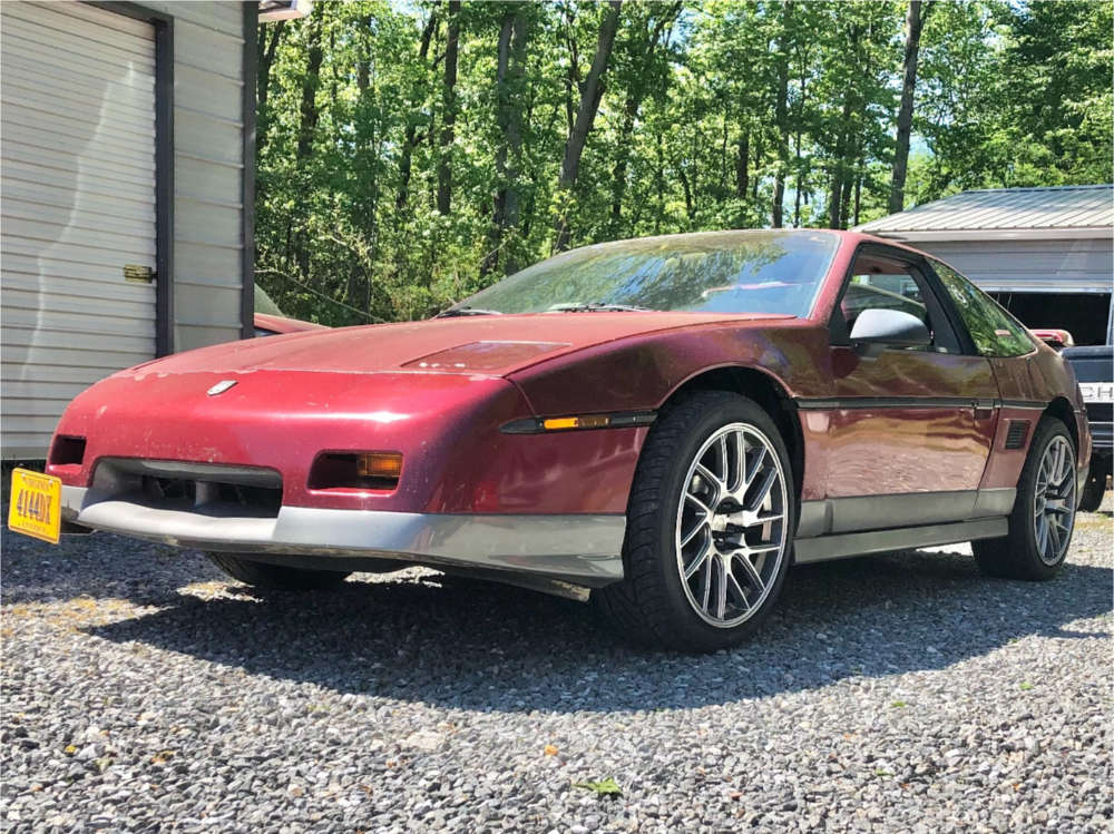 1987 Pontiac Fiero with 18x8.5 35 Anovia Elder and 235/40R18 Nitto Neo ...