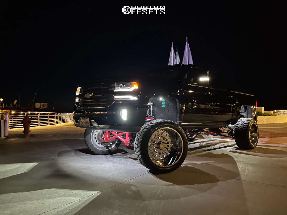 2016 Chevrolet Silverado 1500 with 24x14 -81 ARKON OFF-ROAD Crown ...