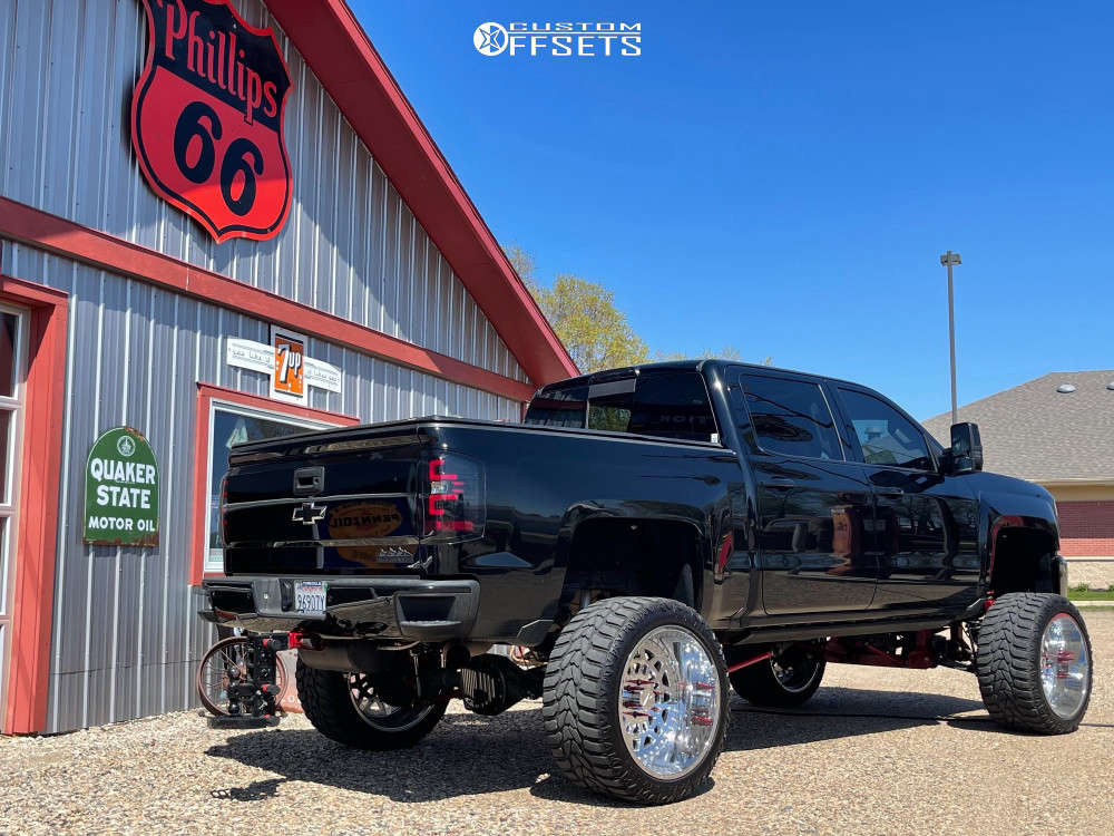 2016 Chevrolet Silverado 1500 with 24x14 -81 ARKON OFF-ROAD Crown ...
