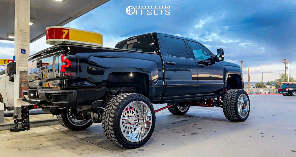 2016 Chevrolet Silverado 1500 with 24x14 -81 ARKON OFF-ROAD Crown ...