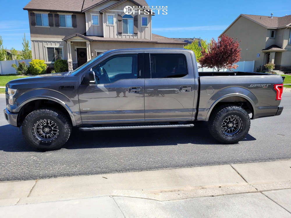 2016 Ford F-150 with 17x8.5 6 Icon Alloys Alpha and 295/70R17 Nitto ...