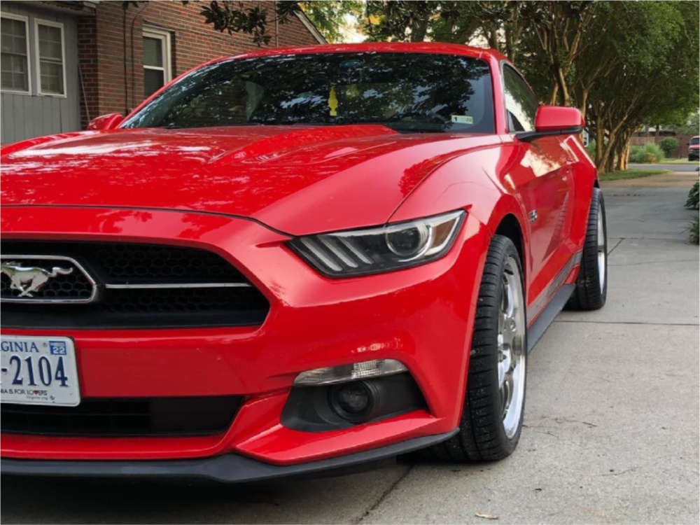 2015 Ford Mustang with 19x9.5 25 Konig Countergram and 275/30R19 ...