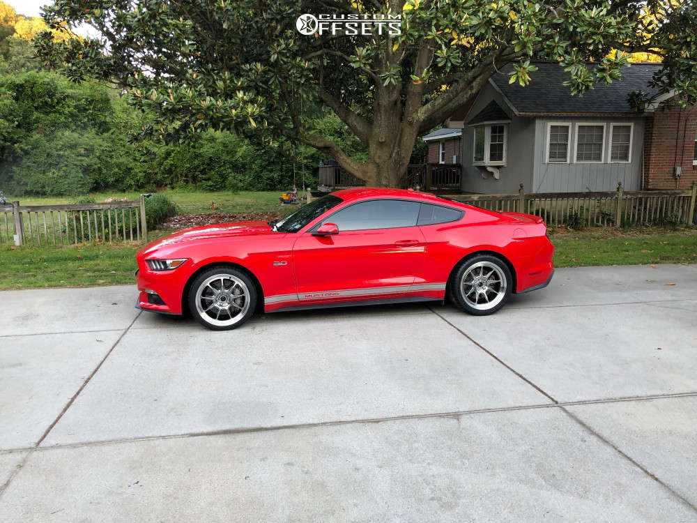 2015 Ford Mustang with 19x9.5 25 Konig Countergram and 275/30R19 ...