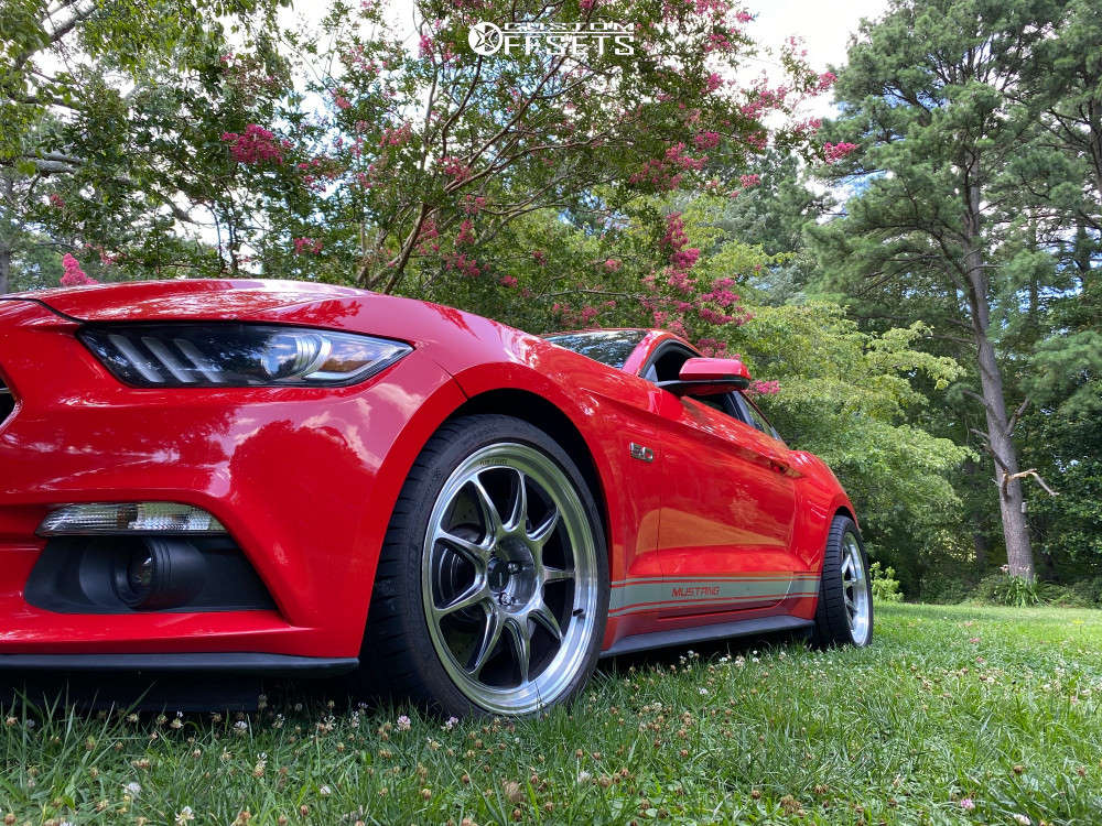 2015 Ford Mustang with 19x9.5 25 Konig Countergram and 275/30R19 ...