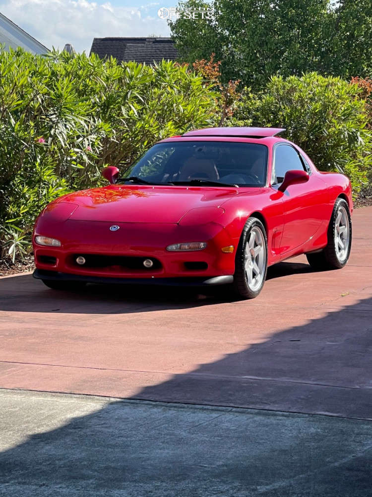 1995 Mazda RX-7 with 18x8.5 30 ESR Sr07 and 255/35R18 Michelin Pilot ...