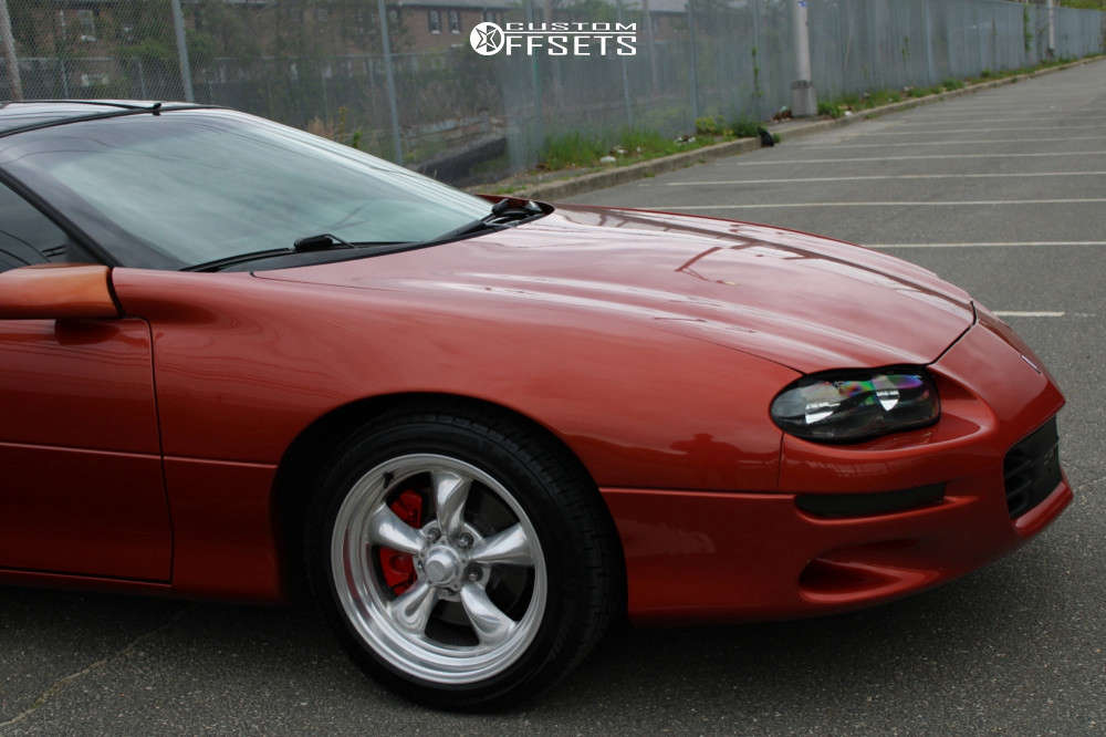 2002 Chevrolet Camaro with 17x9 35 American Racing Torq Thrust Ii and ...