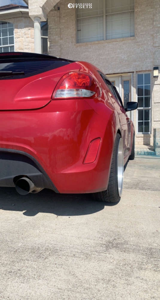 2013 Hyundai Veloster with 18x9 35 Vors Sp1 and 215/35R18 Vercelli ...