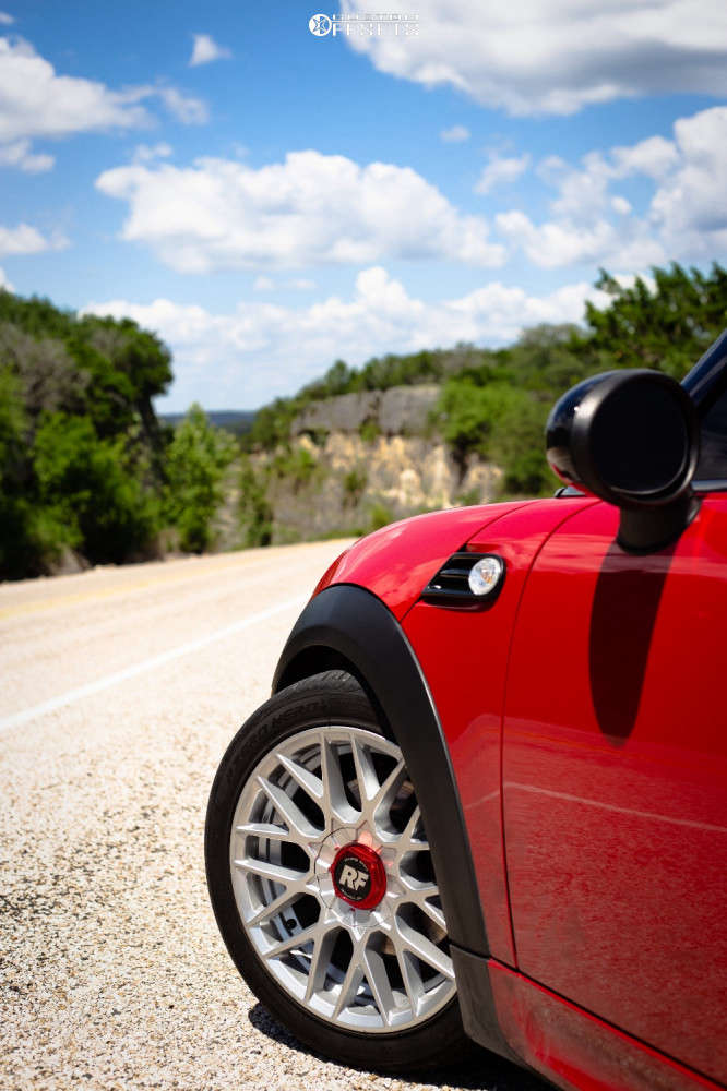 2008 Mini Cooper with 17x8 40 Rotiform Rse and 215/45R17 Pirelli Pzero ...