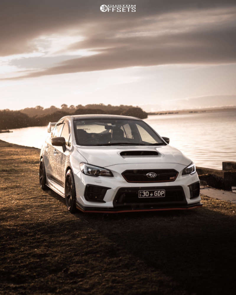 2018 Subaru WRX STI with 18x9.5 38 Gram Lights 57dr and 245/40R18 ...
