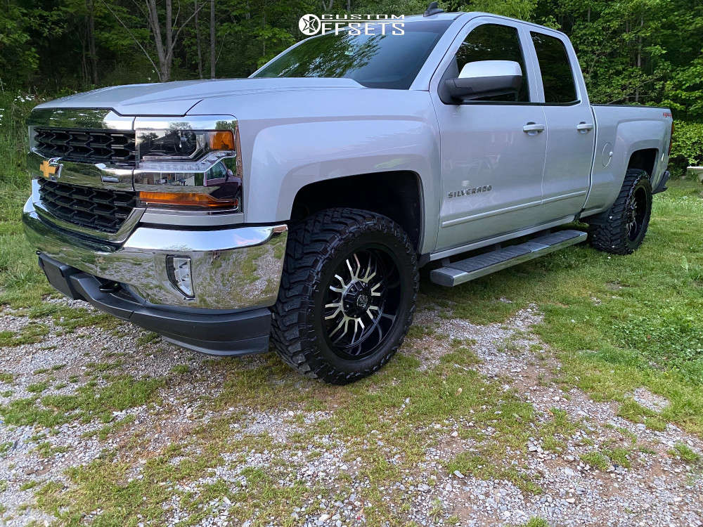 2017 Chevrolet Silverado 1500 with 20x9 0 Panther Offroad 580 and 33/12 ...