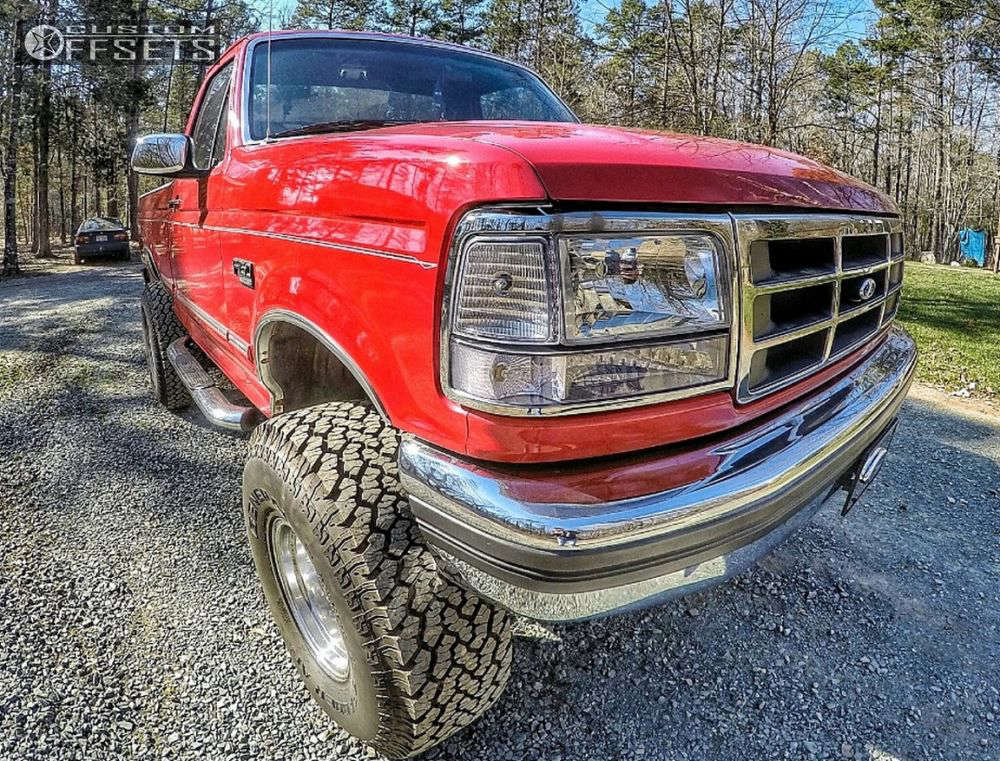 1995 Ford F-150 with 15x10 -38 Alloy Ion Style 171 and 35/12.5R15 ...