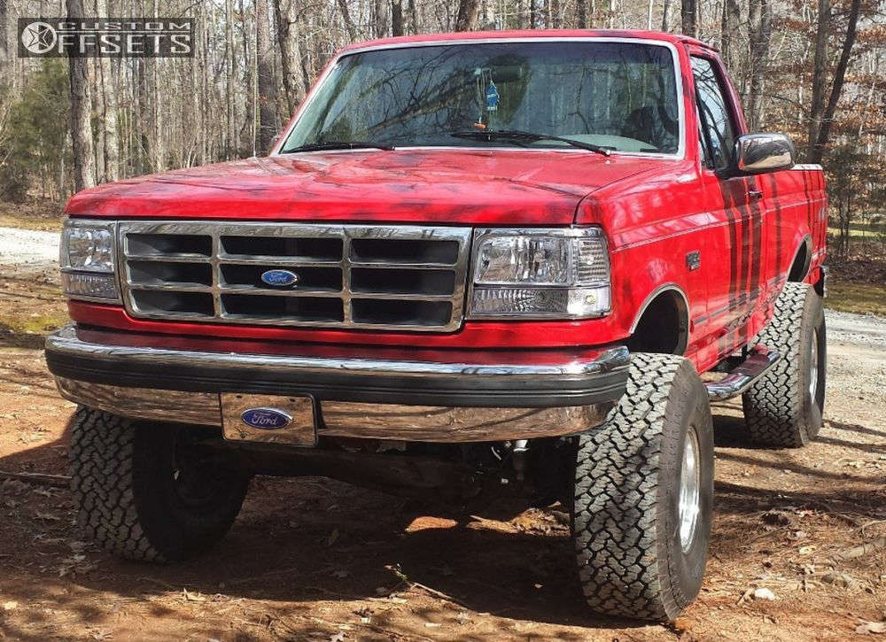 1995 Ford F-150 with 15x10 -38 Alloy Ion Style 171 and 35/12.5R15 ...