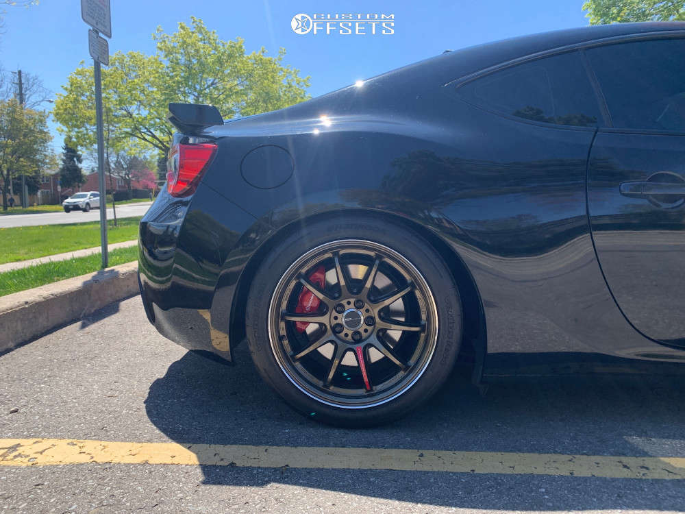 2018 Subaru BRZ with 17x9 32 Work Emotion Zr10 and 245/40R17 Hankook ...