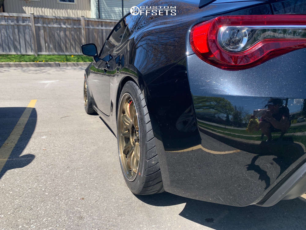 2018 Subaru BRZ with 17x9 32 Work Emotion Zr10 and 245/40R17 Hankook ...